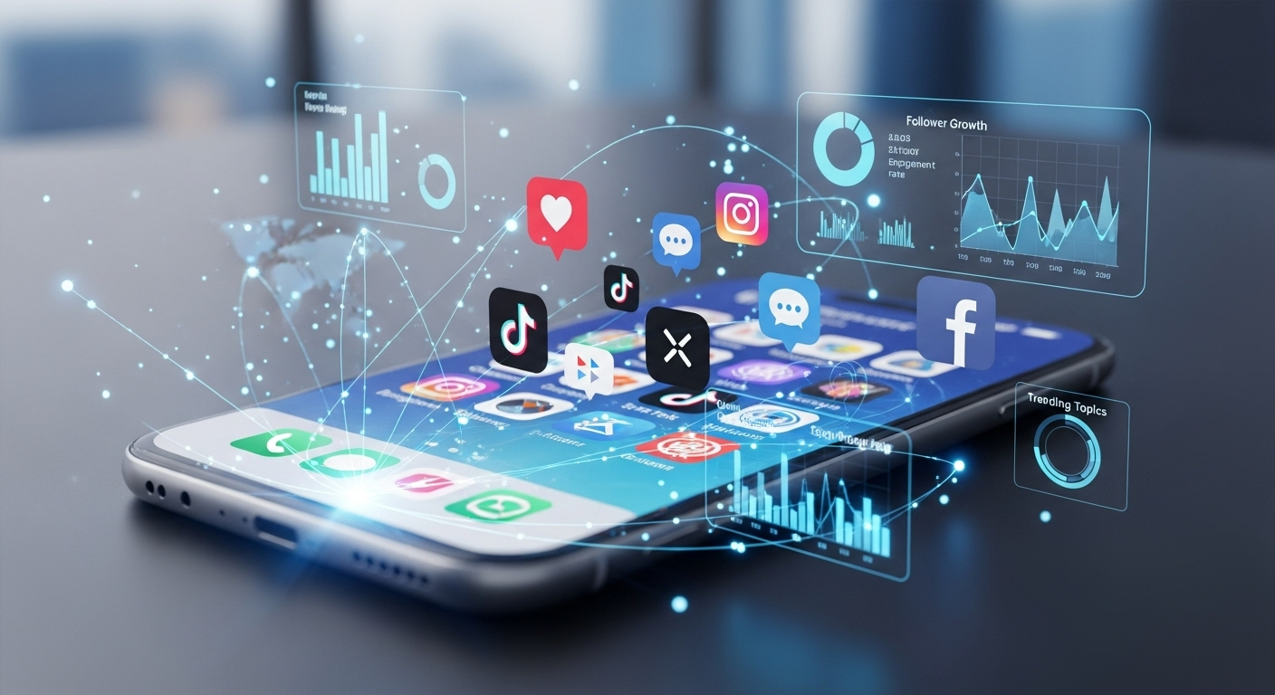 Reseaux sociaux sur smartphones : tendances 2025 des internautes