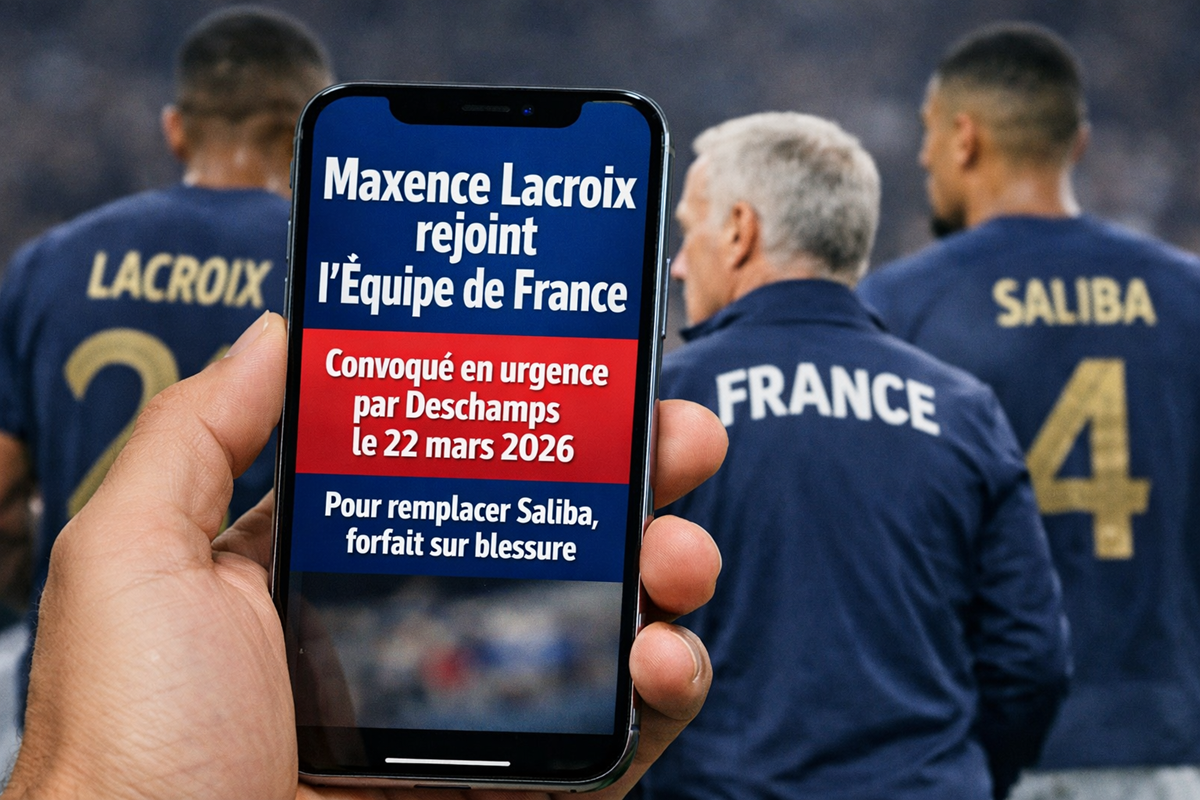 Maxence Lacroix : le joueur des Bleus à suivre sur mobile